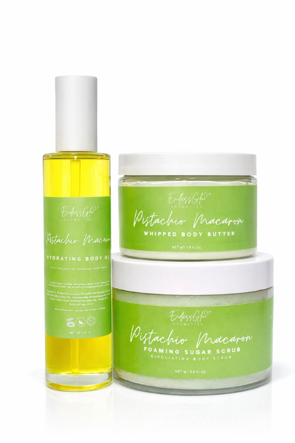 Pistachio Macaron Body Bundle – EndlessGlo Cosmetics