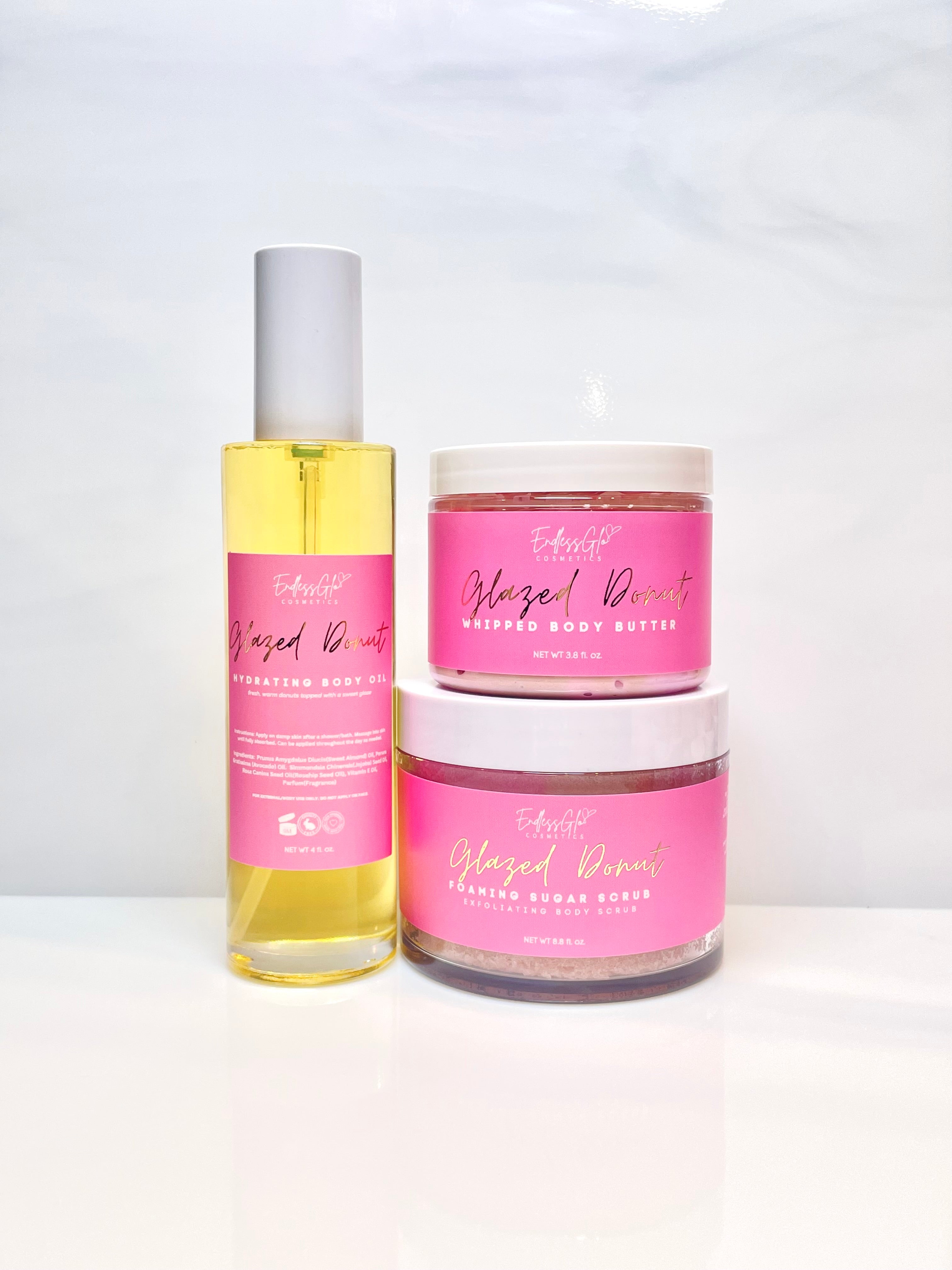 Glazed Donut Body Bundle – EndlessGlo Cosmetics